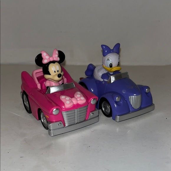 Disney | Toys | Disney Minnie And Daisy Toy Cars Pink And Purple ...
